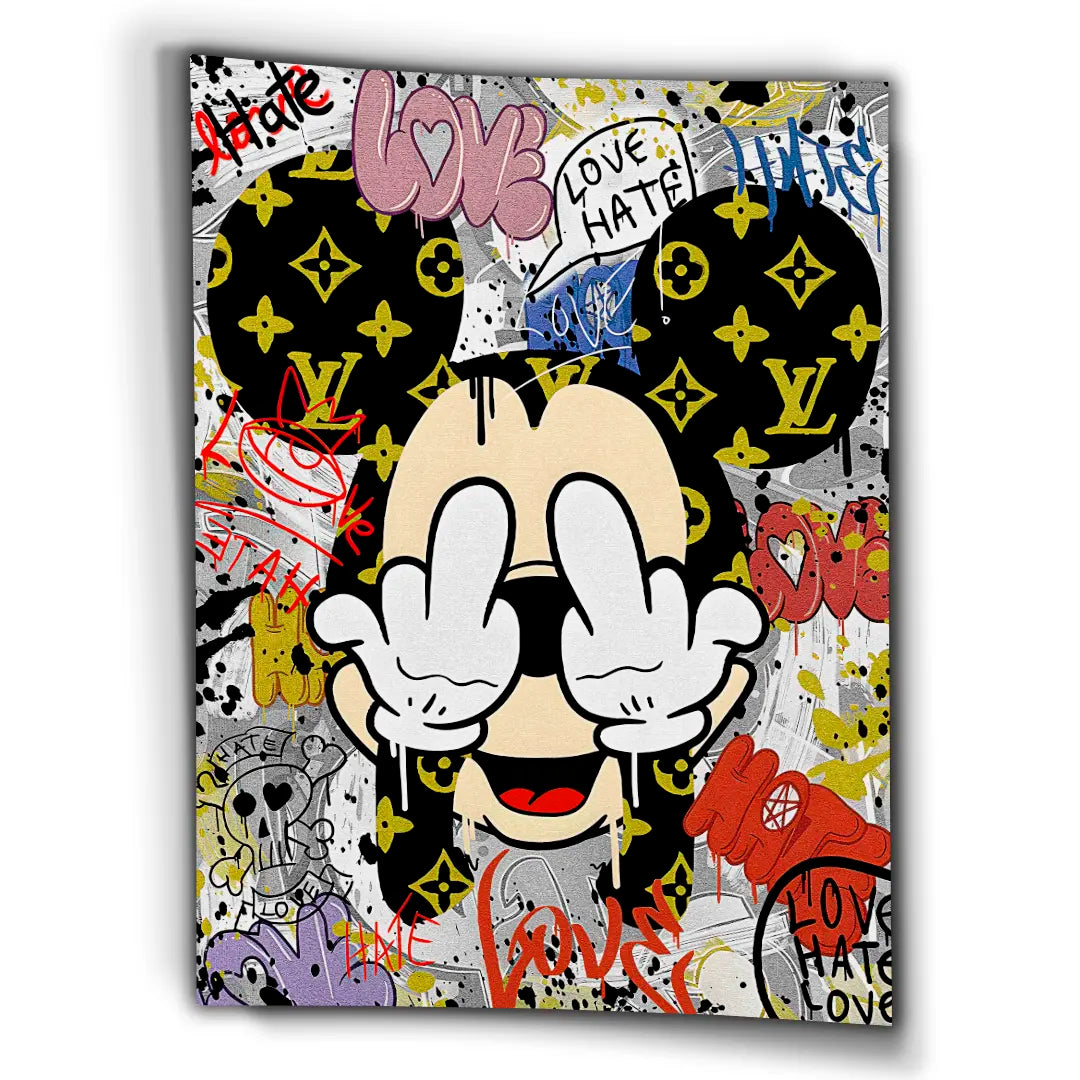 LV Mickey | Poster – Canvas Inspire